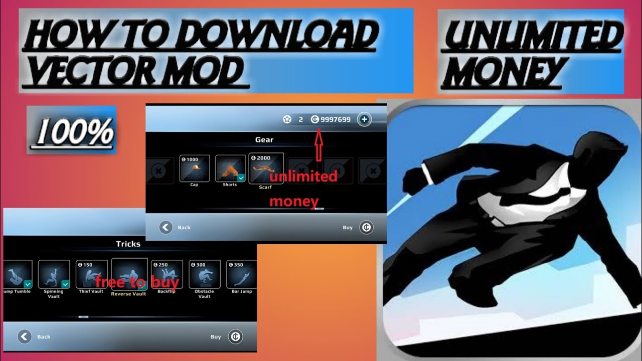 HOW TO DOWNLOAD VECTOR MOD|UNLIMITED MONEY|WITH PROOF|BEST 4 YOU - YouTube
