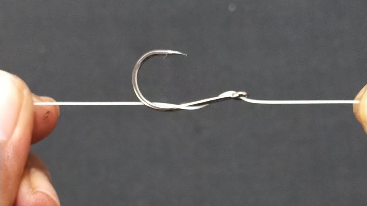 Cara mudah ikat kail pancing simple dan rapi - YouTube