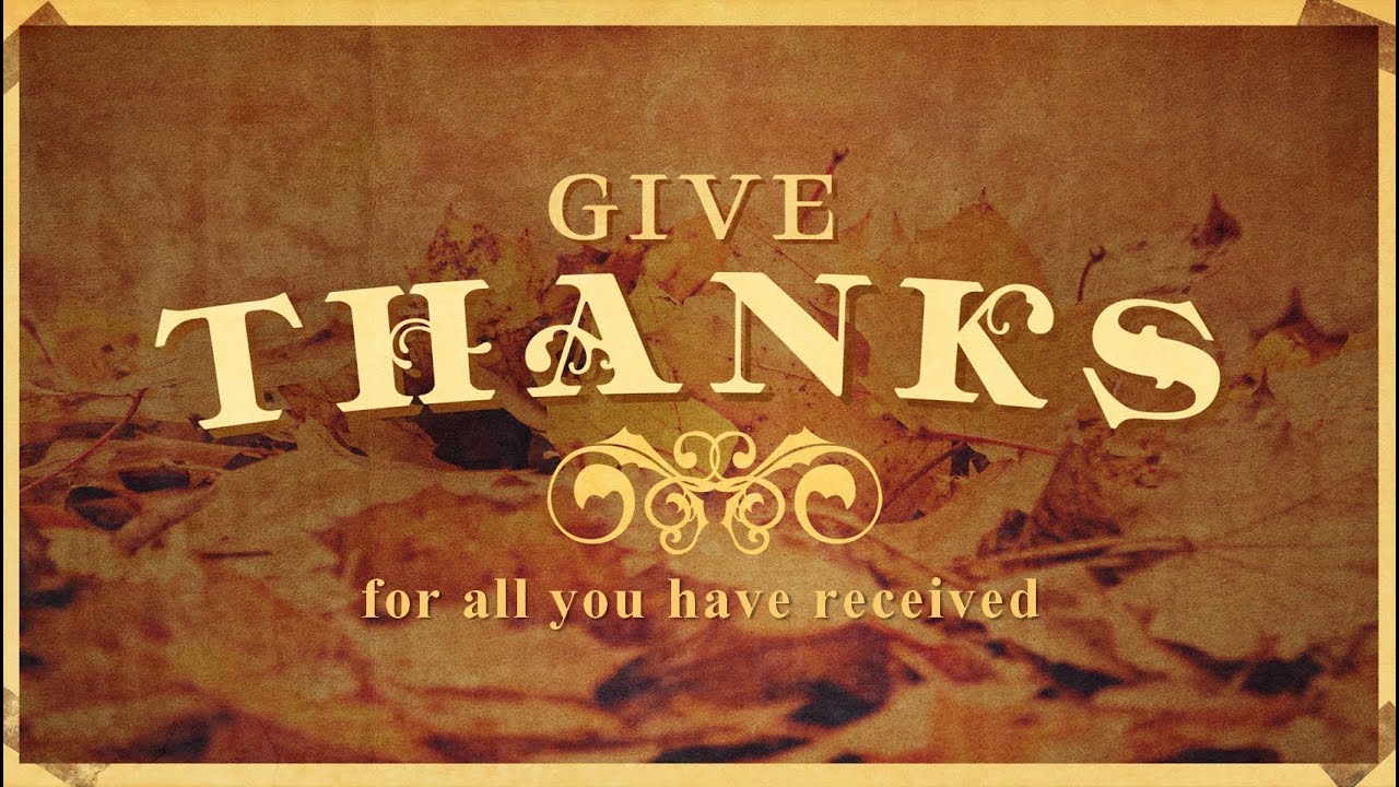 Received With Thanks