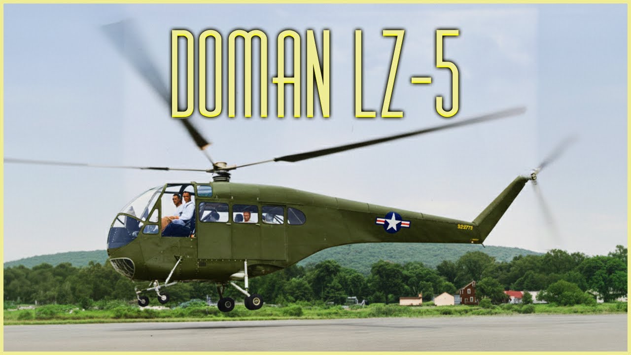 Doman LZ-5: That Weird 1950s Helicopter with the Crazy Rotor Everyone ...