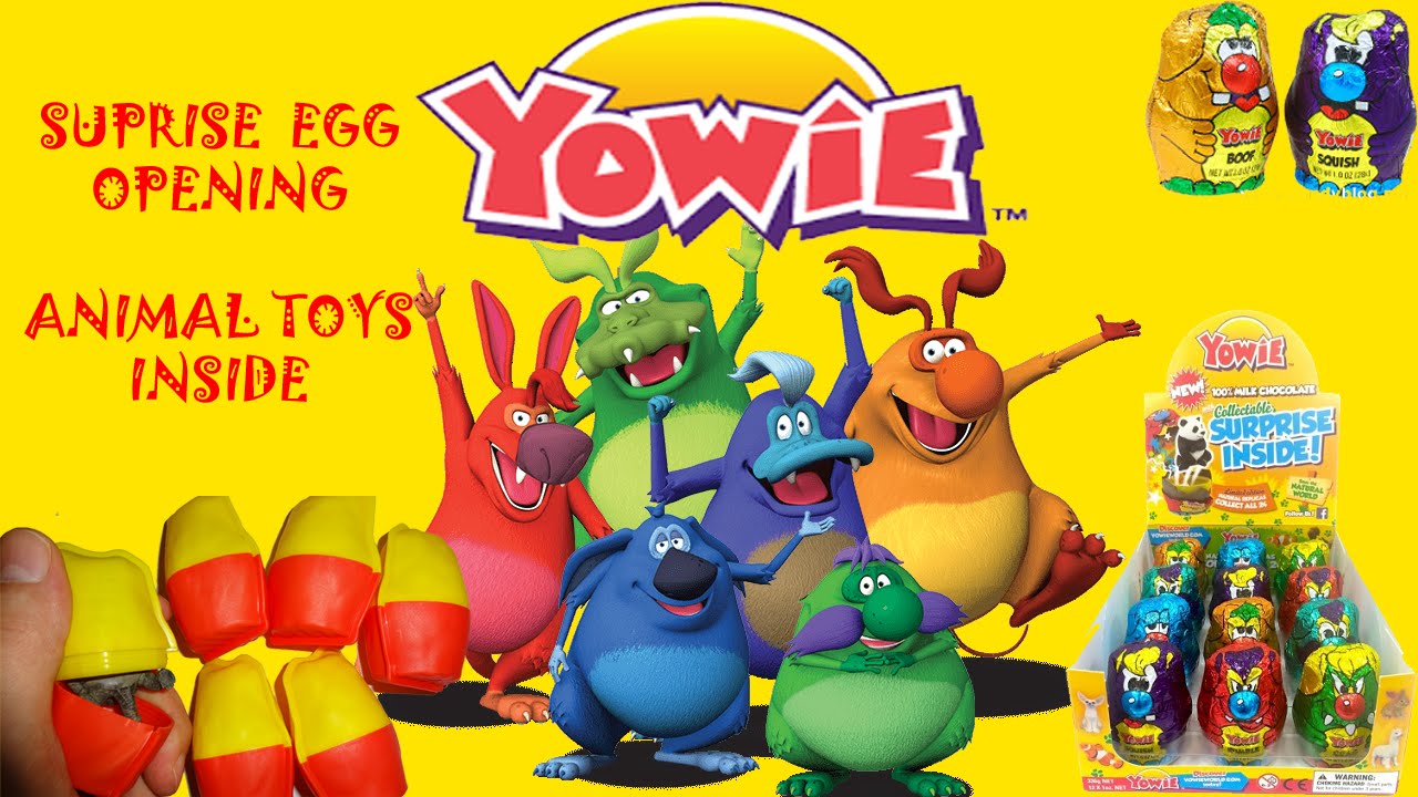 Yowie Surprise Egg Opening with Surprise Animal Toy Inside - YouTube