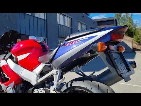 2001 Honda CBR900RR 929 cold engine start and walkaround