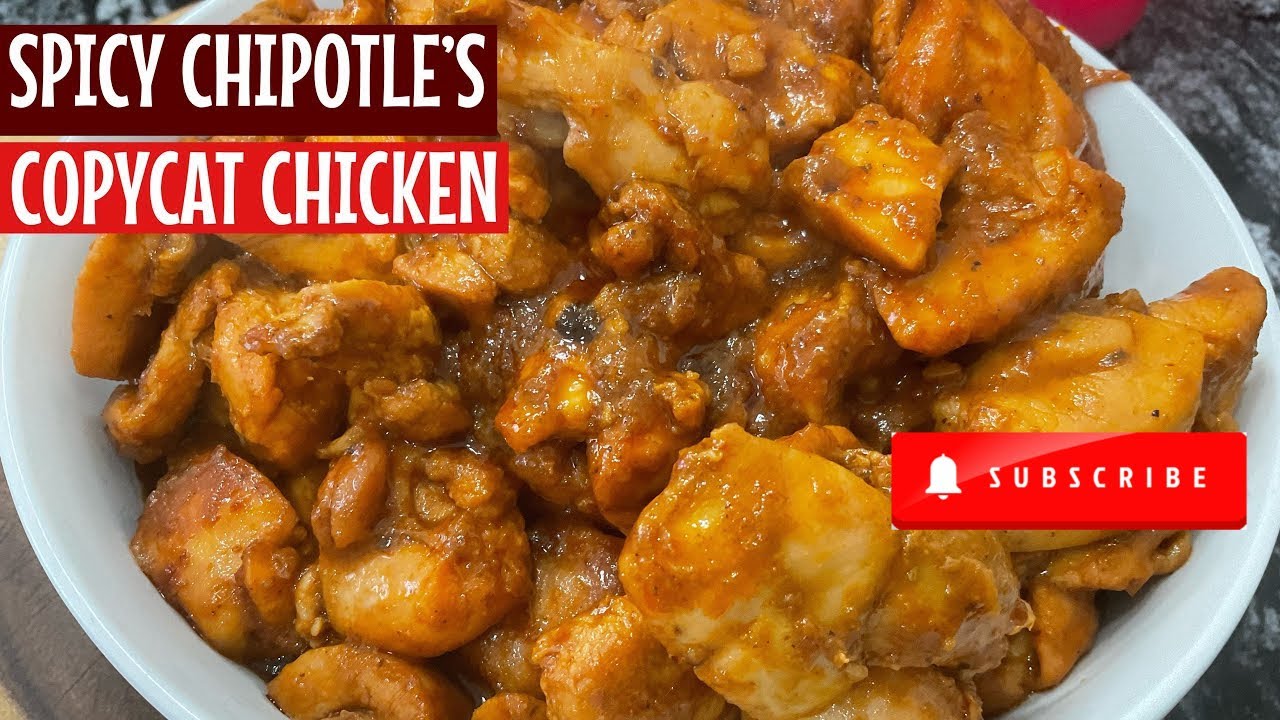 Chipotle spicy Chicken Recipe American Style - YouTube