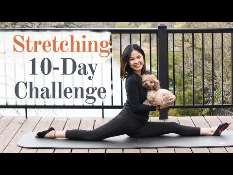 Do this 10 Days Of Stretching Pilates Challenge to be more flexible