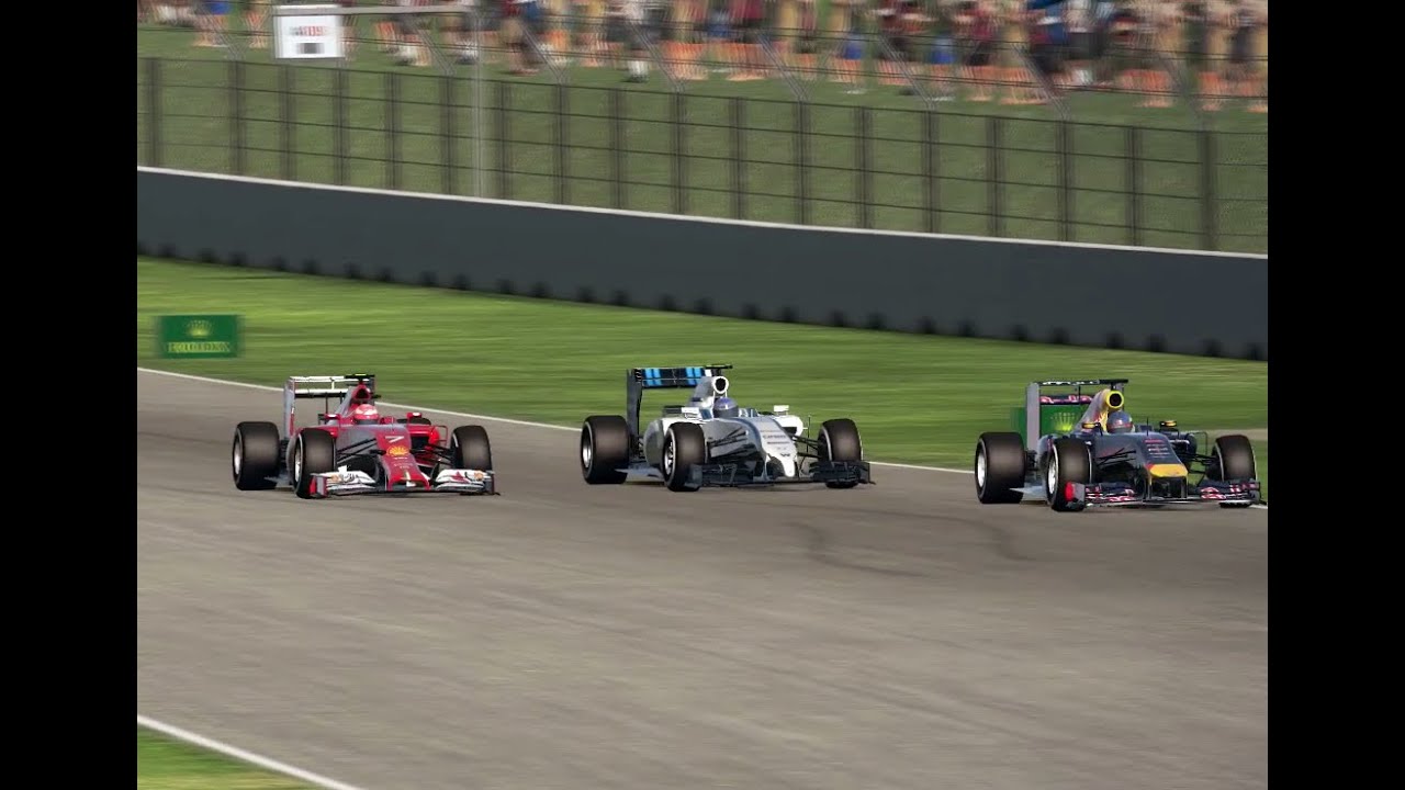 Codemasters F1 2014 | Raikkonen vs Vettel vs Bottas - YouTube
