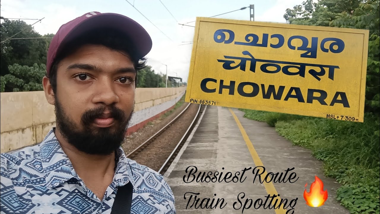 Train Spotting Vlog - 4 / Chowara Railway Station - YouTube