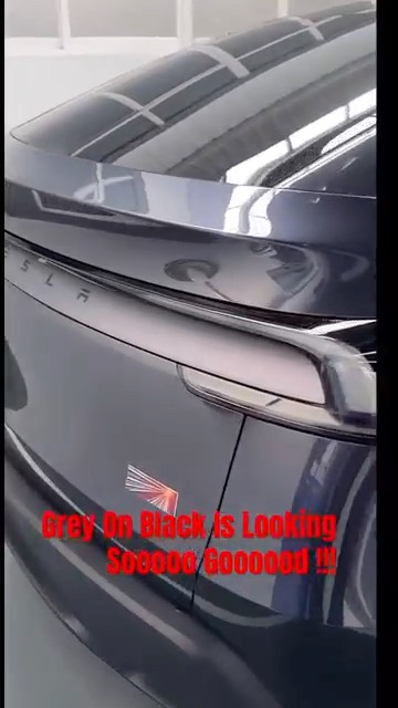 Tesla Model Y Juniper Grey On Black - YouTube