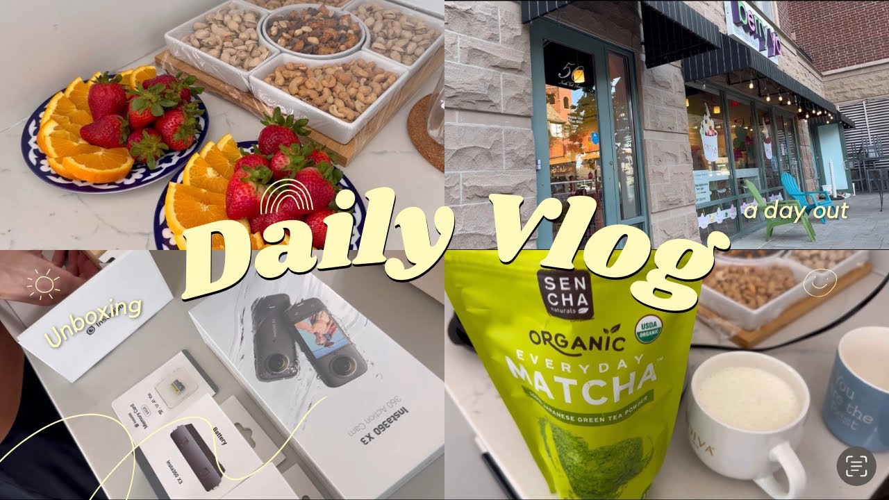 Qizla bilan zavtrak/mini vlog/unboxing insta360 - YouTube