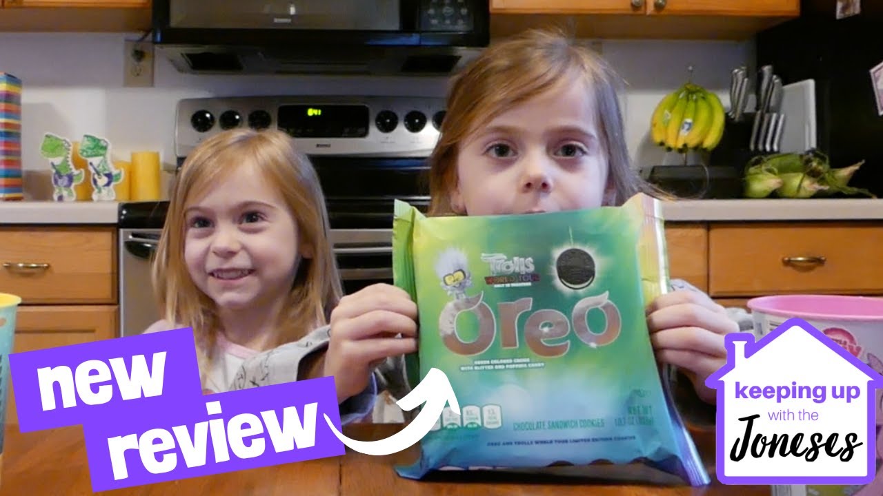 NEW Trolls World Tour Oreo Cookie Review | Limited Edition Oreos Taste ...