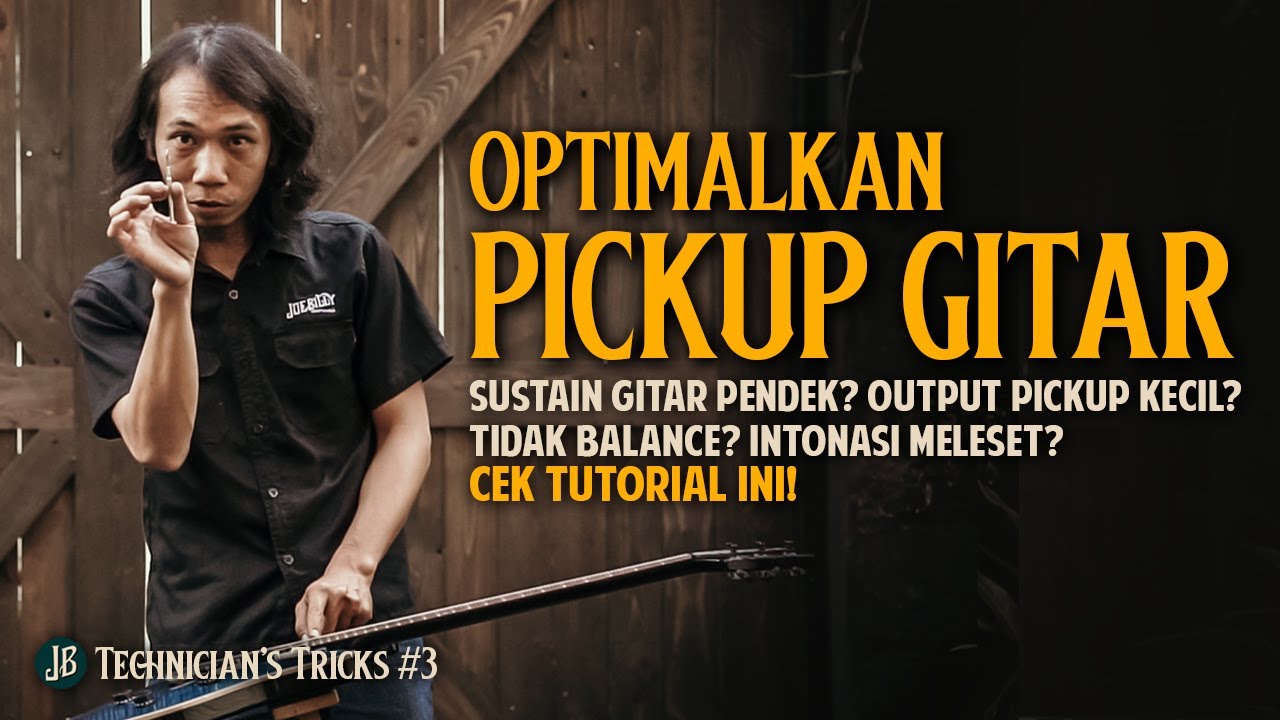 BIAR PICKUP GITAR MAKSIMAL‼️ Cara Balancing & Menentukan pickup height ...