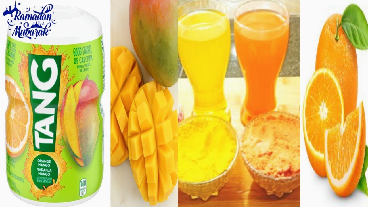 💯% Perfect Homemade Tang Powder Recipe | Orenge🍊& Mango🥭 Tang Powder ...