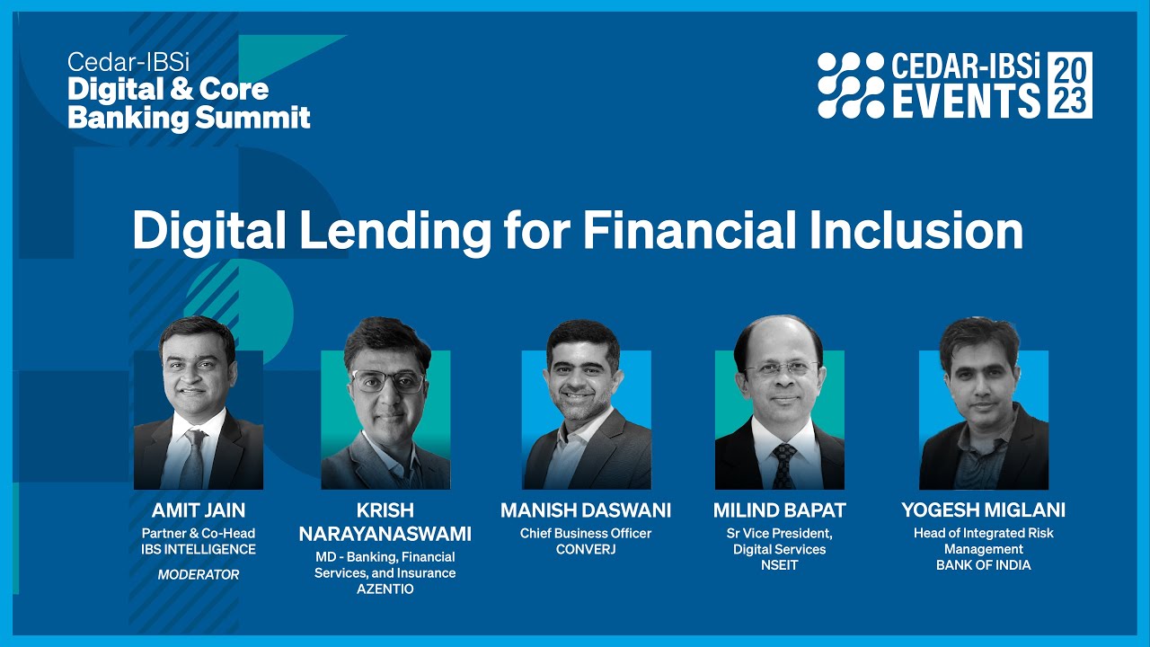 Cedar-IBSi Digital & Core Banking Summit: Panel #4 - Digital Lending ...