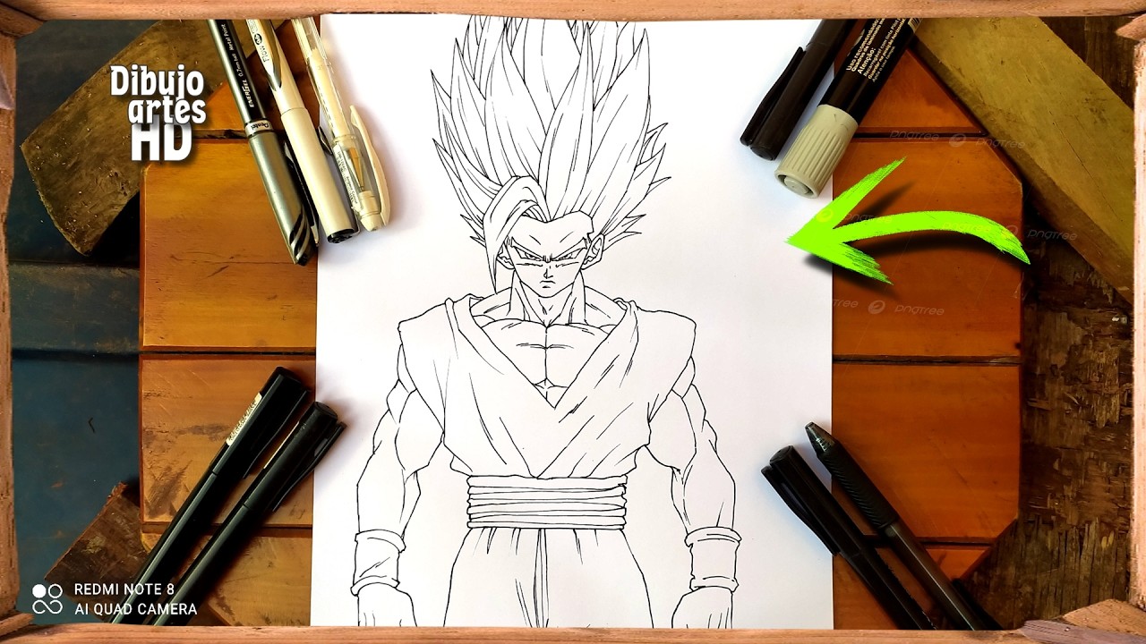 Cómo dibujar a Gohan beast paso a paso - YouTube