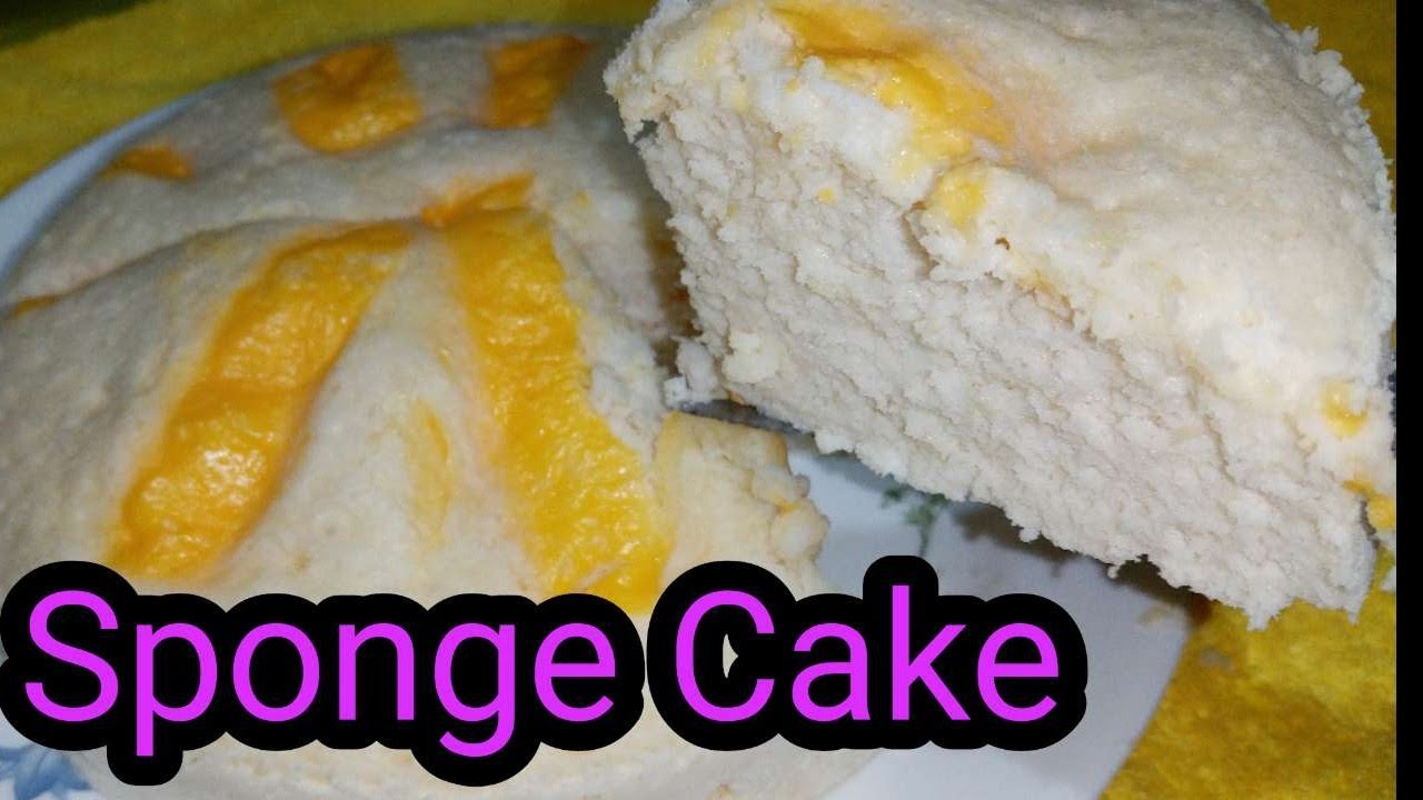 Sponge Cake Filipino style, NO BAKE - YouTube