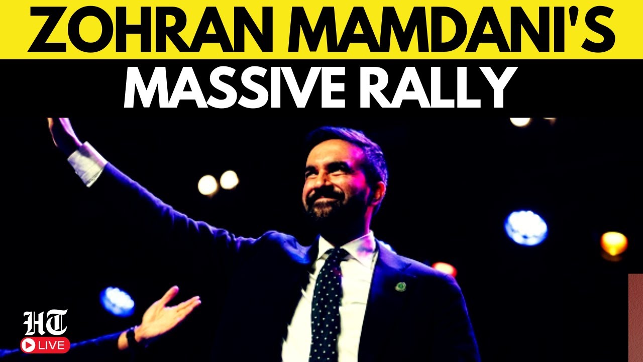 Zohran Mamdani LIVE: New York Mayoral Candidate Holds Massive Rally ...