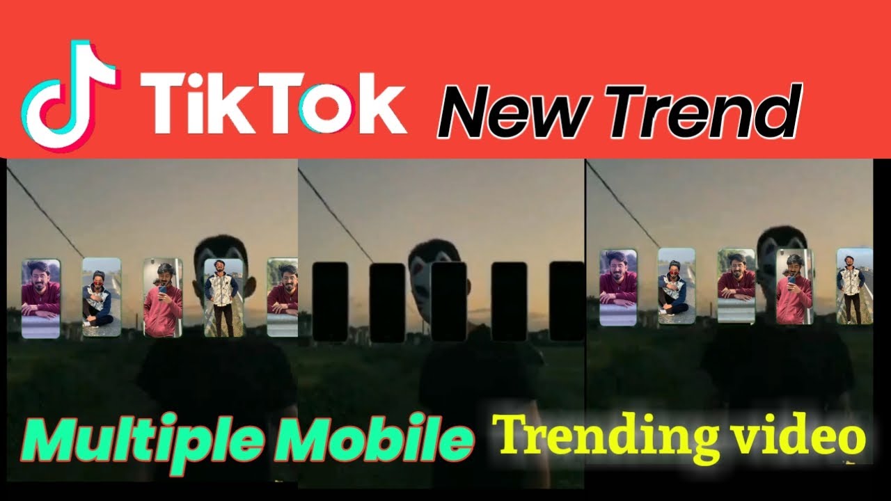 Tik Tok new Trend | Multiple Mobile Throwing Video kayse bnayen | Tik ...