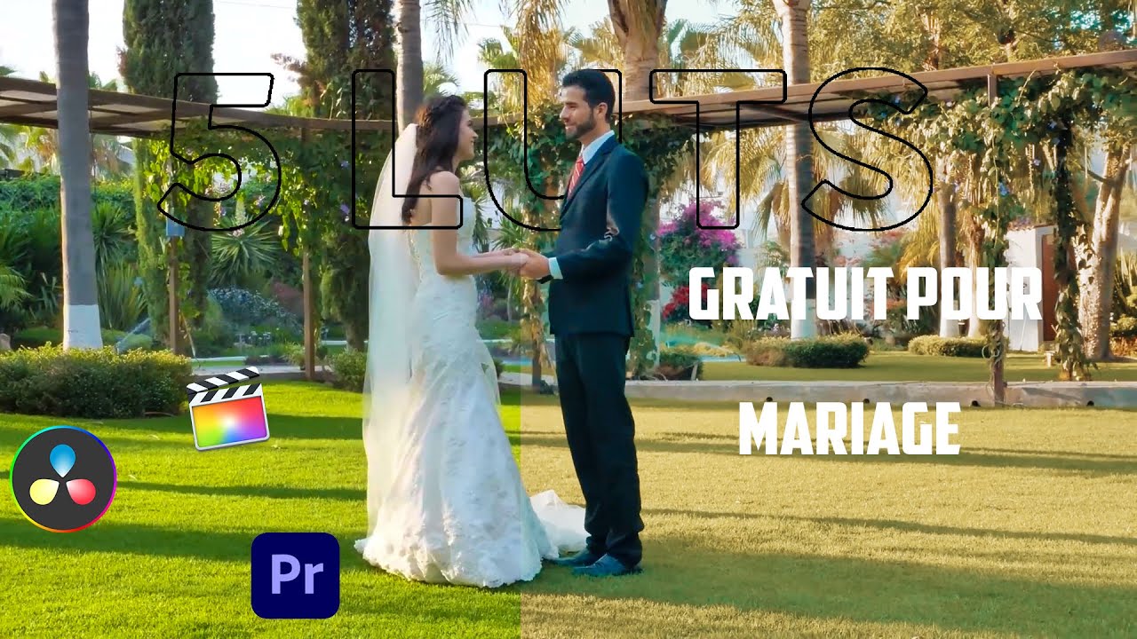 5 Wedding Color| Luts Cinematic de mariage | Presets | Wedding Color ...