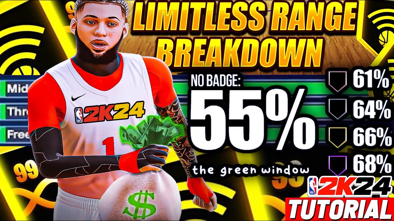 DONT MAKE THIS MISTAKE WITH LIMITLESS RANGE ON NBA 2K24 ! SAVE BADGE ...