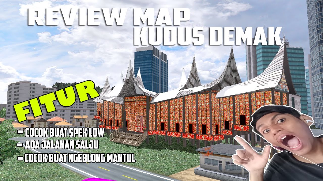 Review Map Kudus-Demak Map Free Cocok Spek Low !!!! || Ets2 Busmod ...