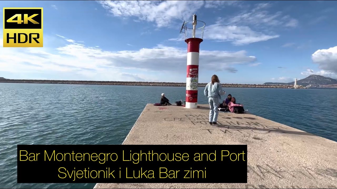 Bar Montenegro Lighthouse and Port, January 2023 - Svjetionik i Luka ...