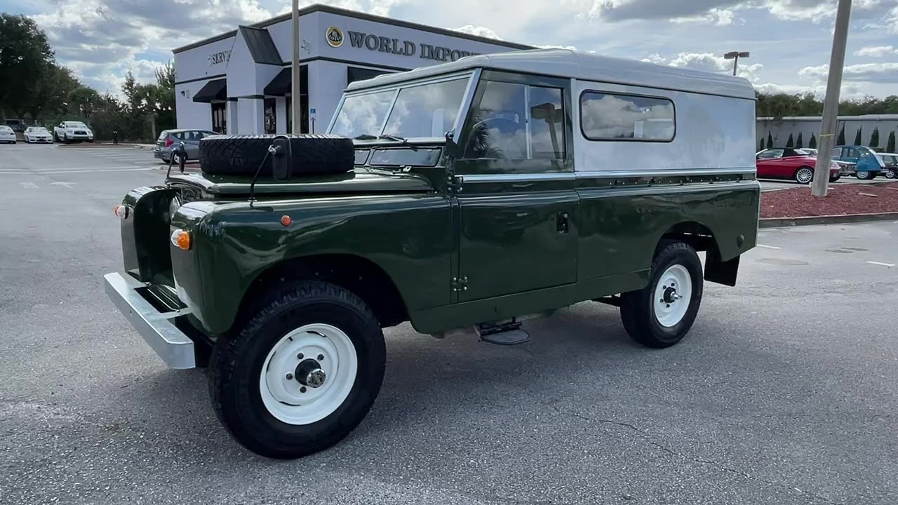 USED 1967 LAND ROVER SERIES 2 LWB REMOVABLE HARD TOP - (COLLECTOR ...