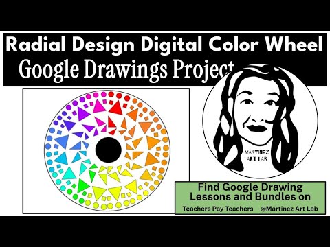 Radial Design Color Wheel | Google Drawings Color Theory Art Project ...