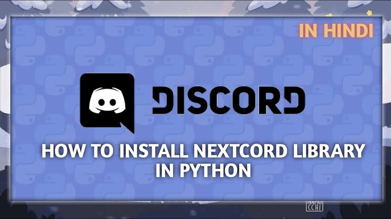 How to install nextcord library in python - YouTube