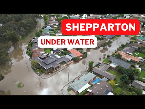 SHEPPARTON FLOODS - Incredible footage shows the sheer scale of the devastation. October 2022