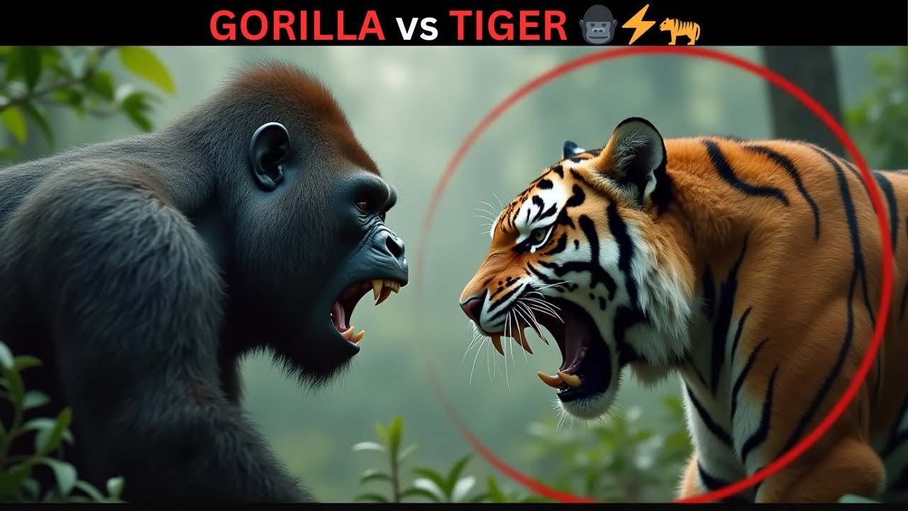 Gorilla vs Tiger: The Ultimate Battle of Apex Predators! - YouTube