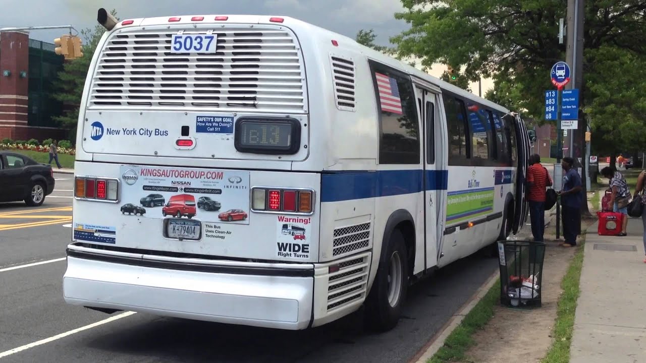 1999 NovaBus RTS-06 5037 on the B13 @ Gateway Mall-Spring Creek - YouTube