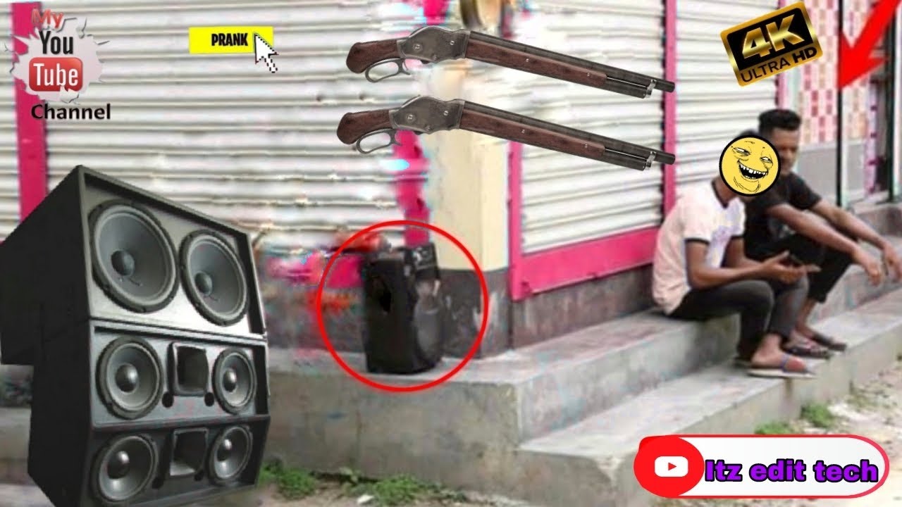 New gun prank video Fake prank 😁😁😁 - YouTube