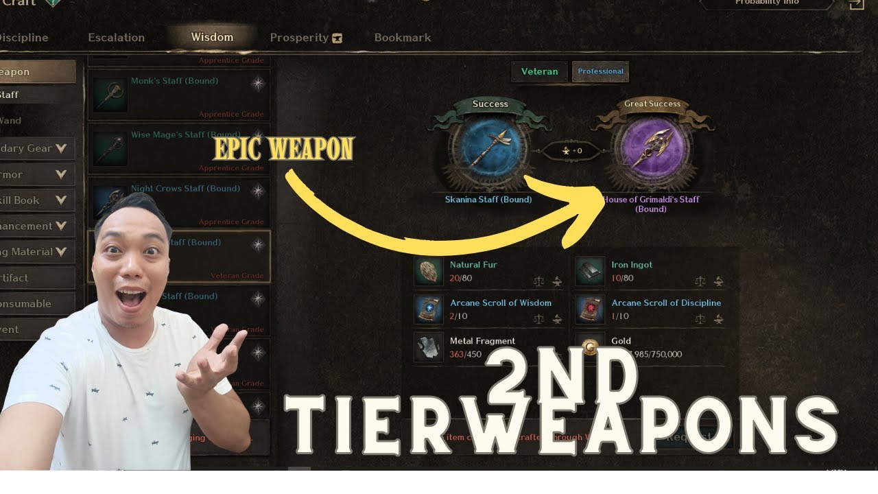 2nd Tier weapon ng Night Crows tara pagusapan natin. - YouTube