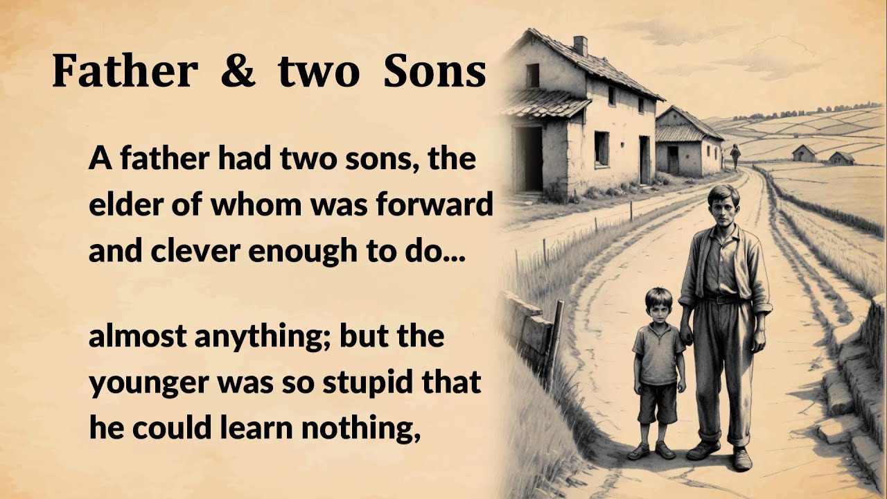 Learn English through Story Level 1 | Father and two sons - english ...