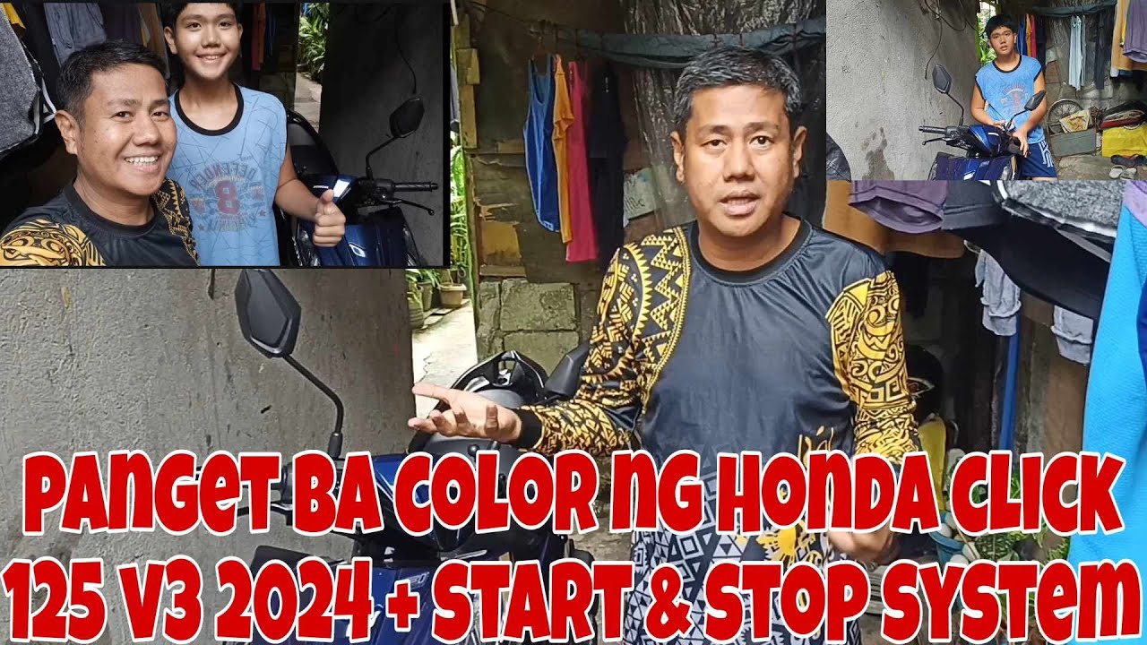 PANGET BA COLOR NG HONDA CLICK 125 V3 2024 + STOP & START SYSTEM ...