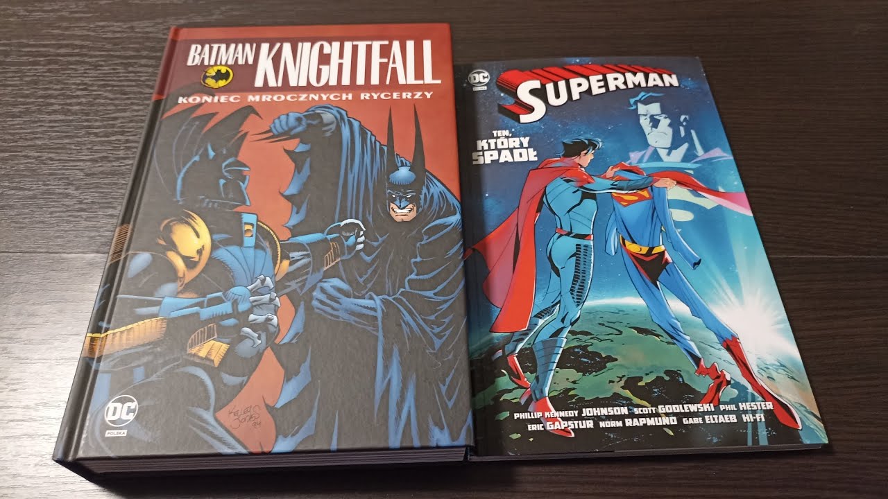 Unboxing Komiksów - Batman Knightfall tom 4 oraz Superman, ten który ...