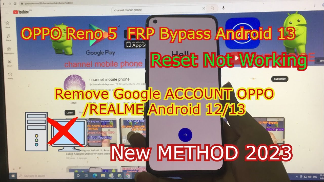 OPPO Reno 5 FRP Bypass Android 13 | All | OPPO /REALME | Android 12/13 ...