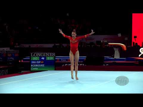 RODRIGUEZ Cintia (ESP) - 2019 Artistic Worlds, Stuttgart (GER) - Qualifications Floor Exercise