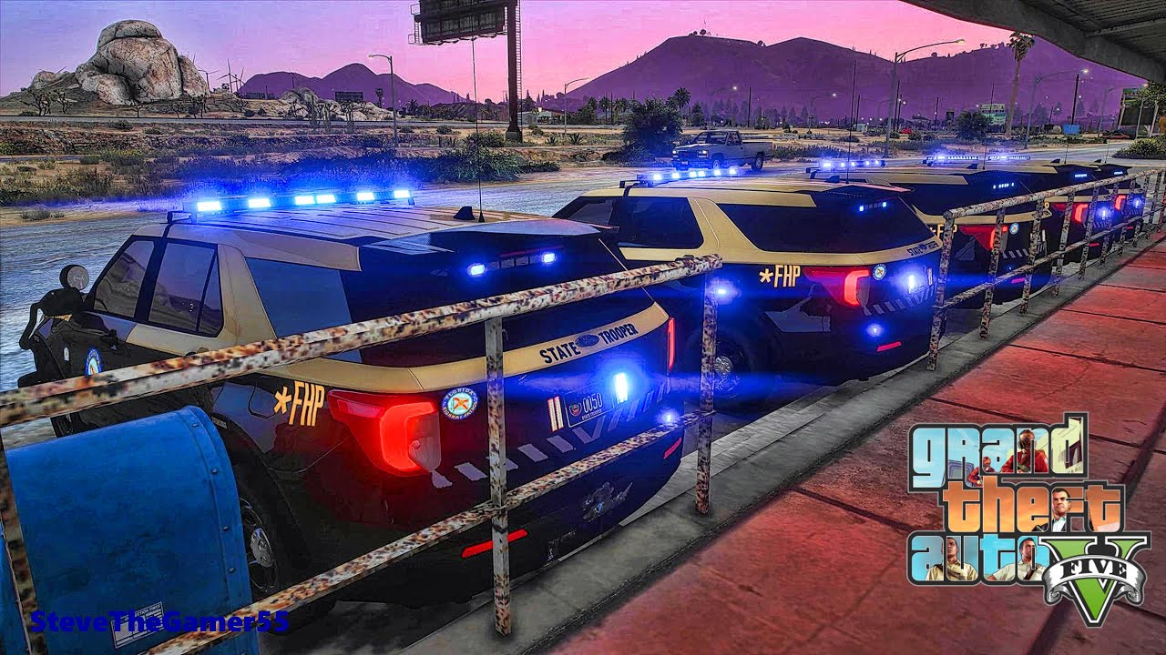 GTA 5 mod Highway Patrol| FHP|| GTA 5 Lspdfr Mod| 4K - YouTube