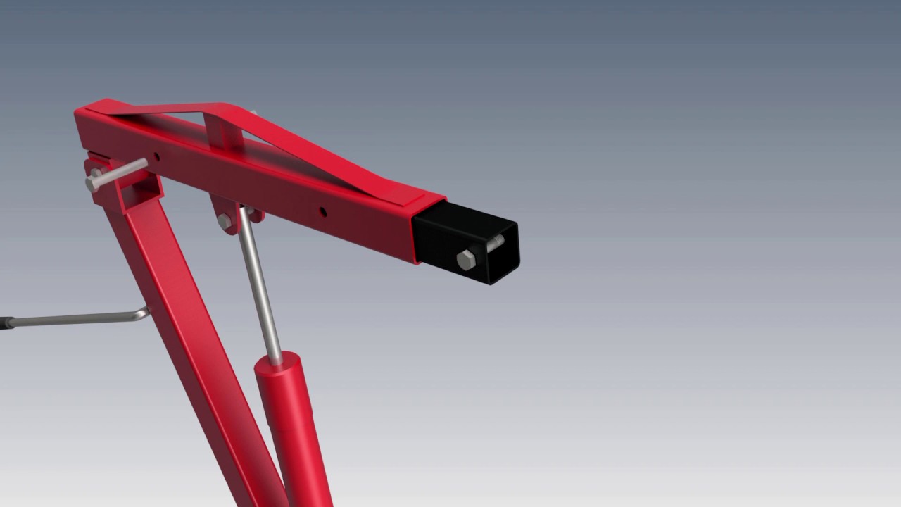 Inventor Crane Animation with handles - YouTube