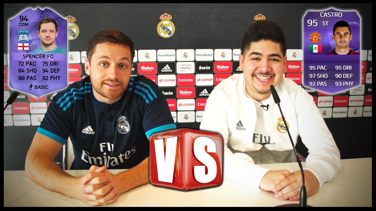 SPENCER VS CASTRO AT REAL MADRID! - FIFA 16 - YouTube