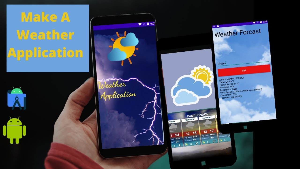 How to build a weather App in Android Studio Bangla Tutorial || Weather ...