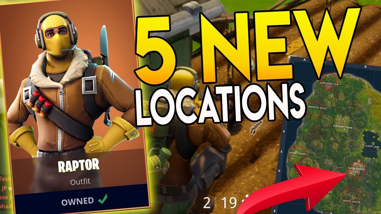NEW MAP REVEALED! 5 NEW AREAS & LOCATIONS! (Fortnite Battle Royale News ...