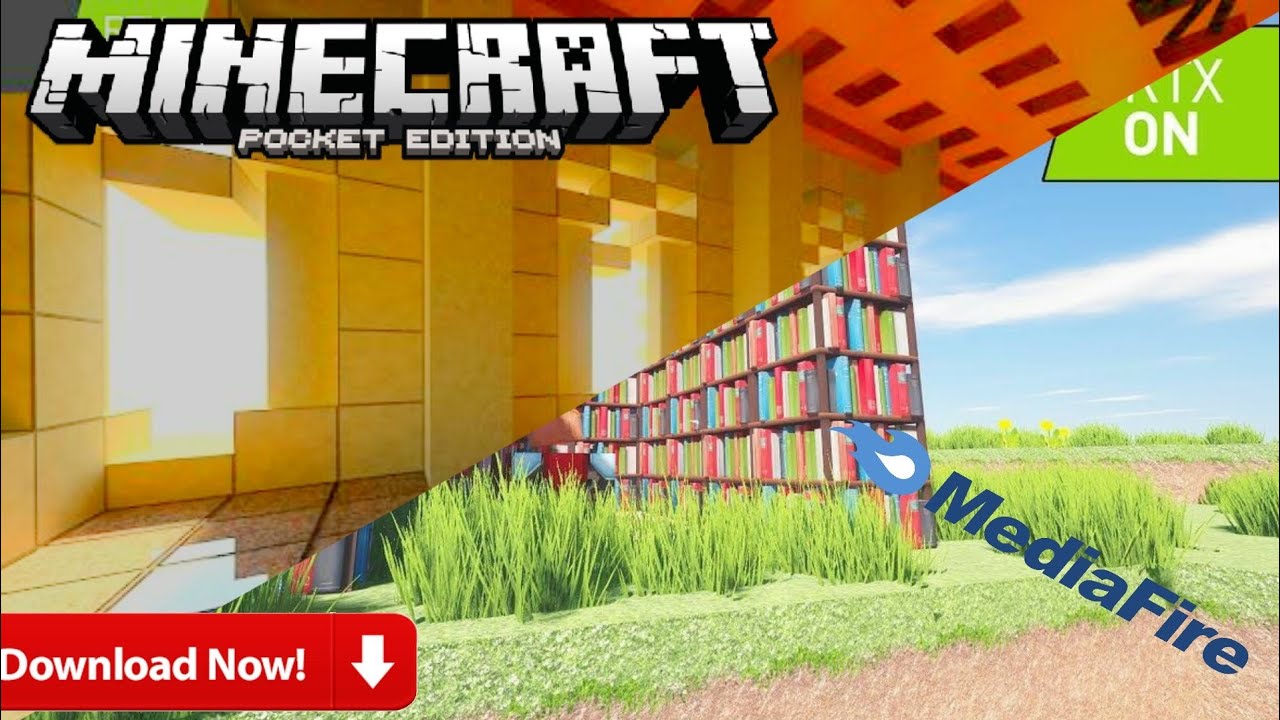RTX FOR MINECRAFT PE | REAL TEXTURE PACK FOR MINECRAFT PE | LINK IN ...