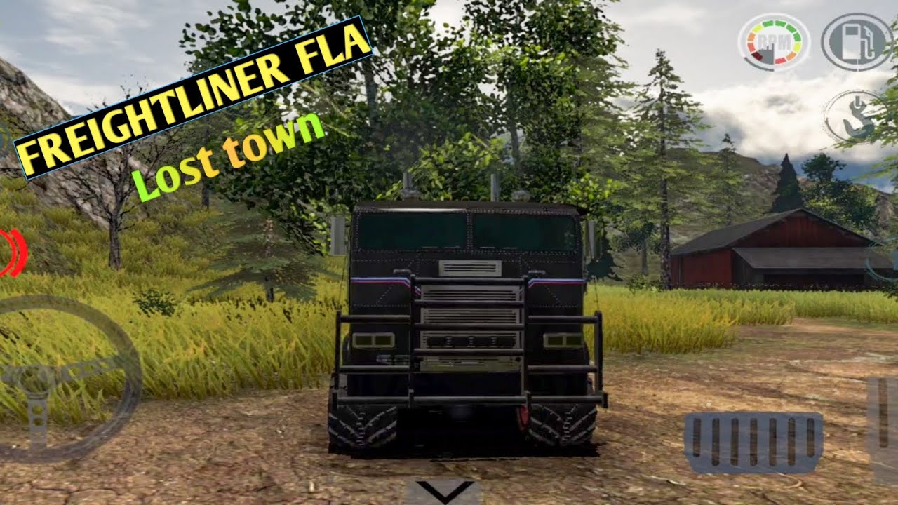 FREIGHTLINER FLA TRUCK GAMEPLAY | Lost town map | Rthd gameplay ...