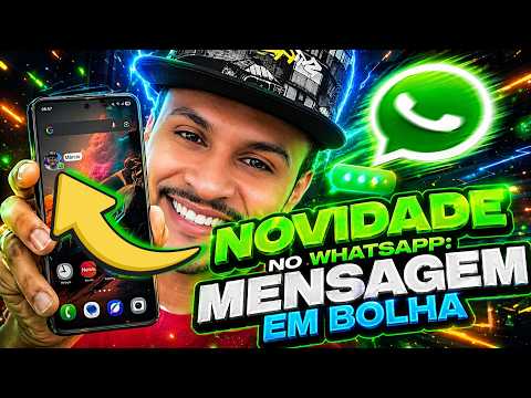 Novidade WhatsApp 2026: Você NÃO vai precisar abrir o WhatsApp! Nova Função - Chat Flutuante