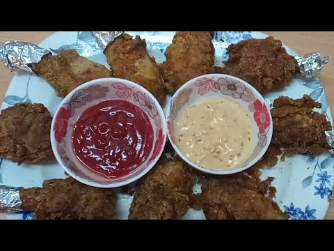 HOME MADE KFC Chicken leg piece/Crispy and juicy KFC chicken leg piece ...