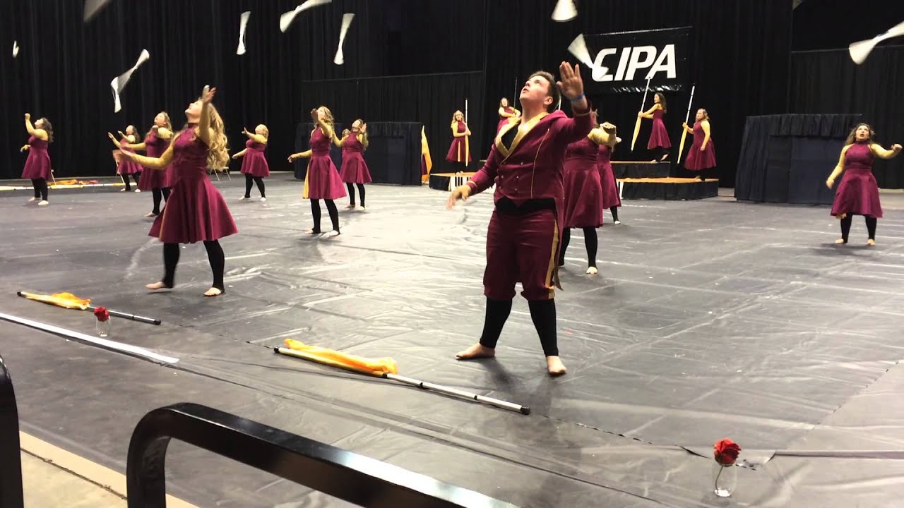 THS Winterguard CIPA Competition 2015 - YouTube