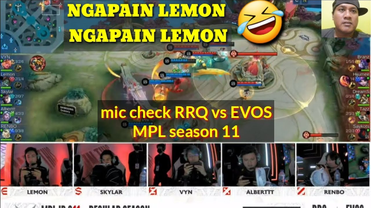 mic check RRQ vs EVOS MPL season 11 . EL CLASICO - YouTube