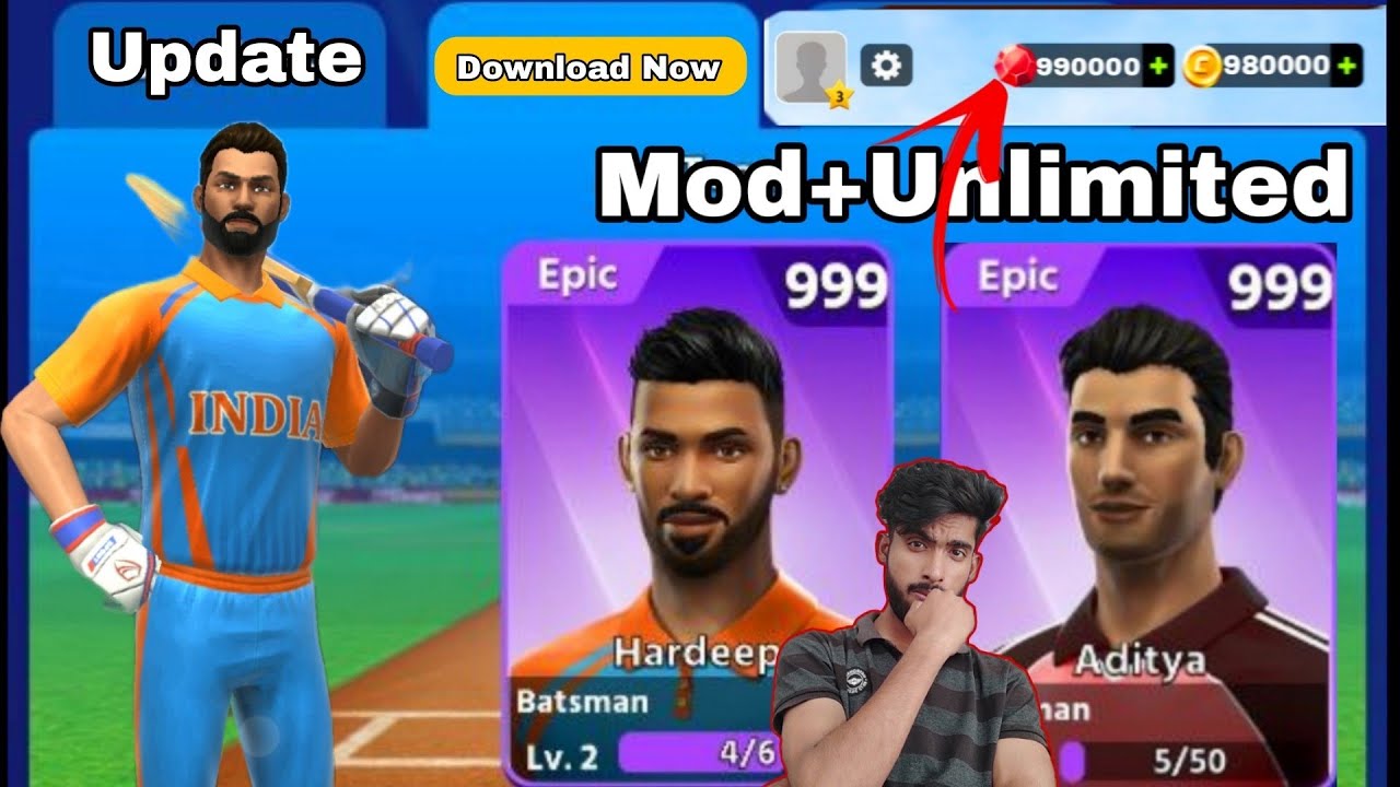 2024- Cricket League Mod apk (unlimited money gams ) latest version ...