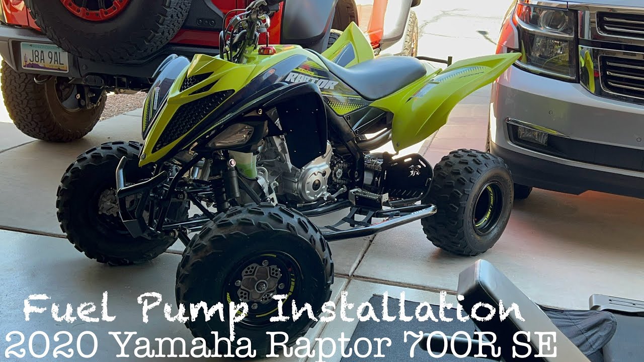 2020 Yamaha Raptor 700R SE - Fuel Pump Replacement - YouTube
